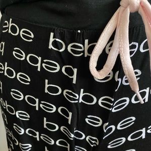 bebe | Intimates & Sleepwear | Bebe 2piece Pajamas Set Black And White ...